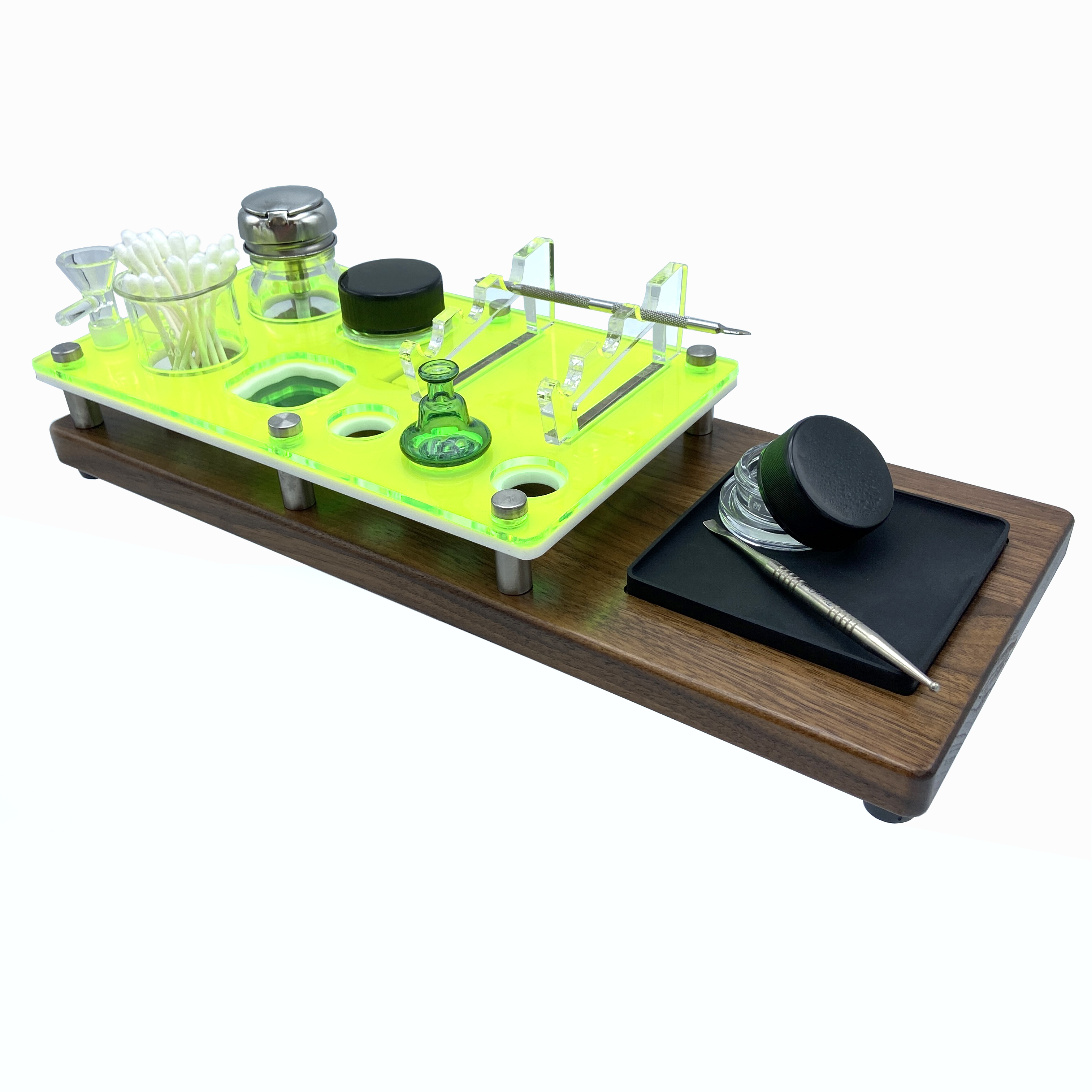 Concentrate Session Organizer and Dab Tool Holder with Silicone Easy-C