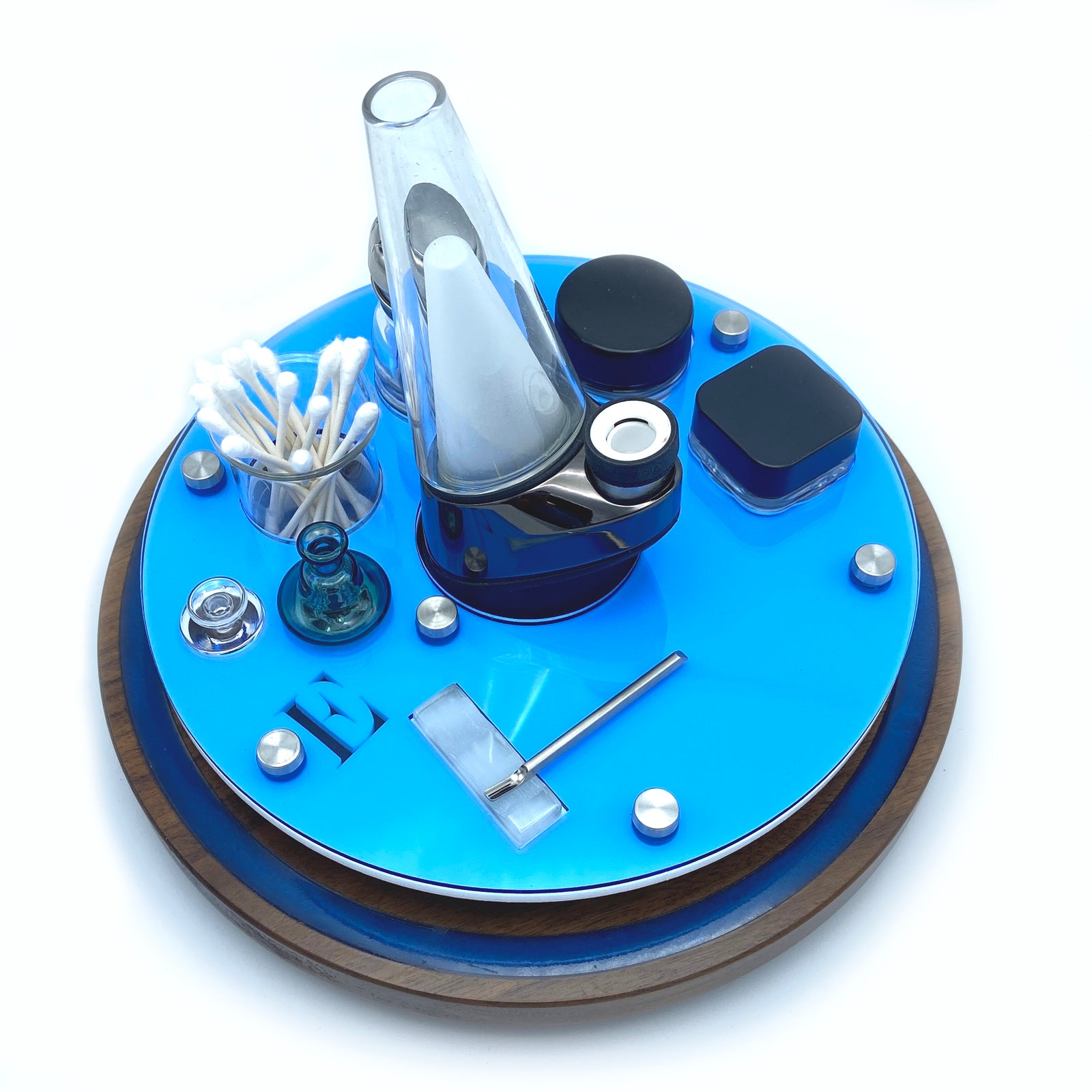 Puffco Lazy Susan Style Dab Rig Station Organizer by E-Trays