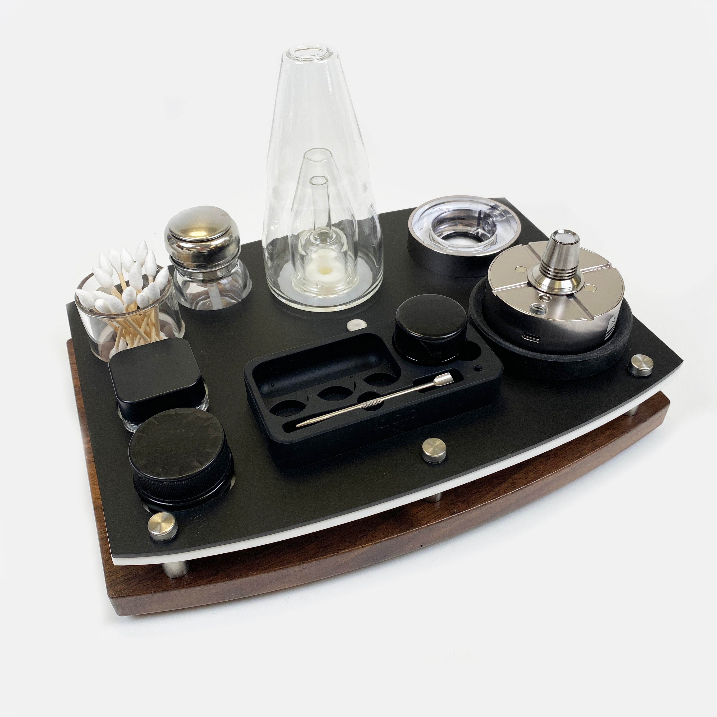 dabX GO Rig Station Tray Dab Session Organizer and Cleaning Station