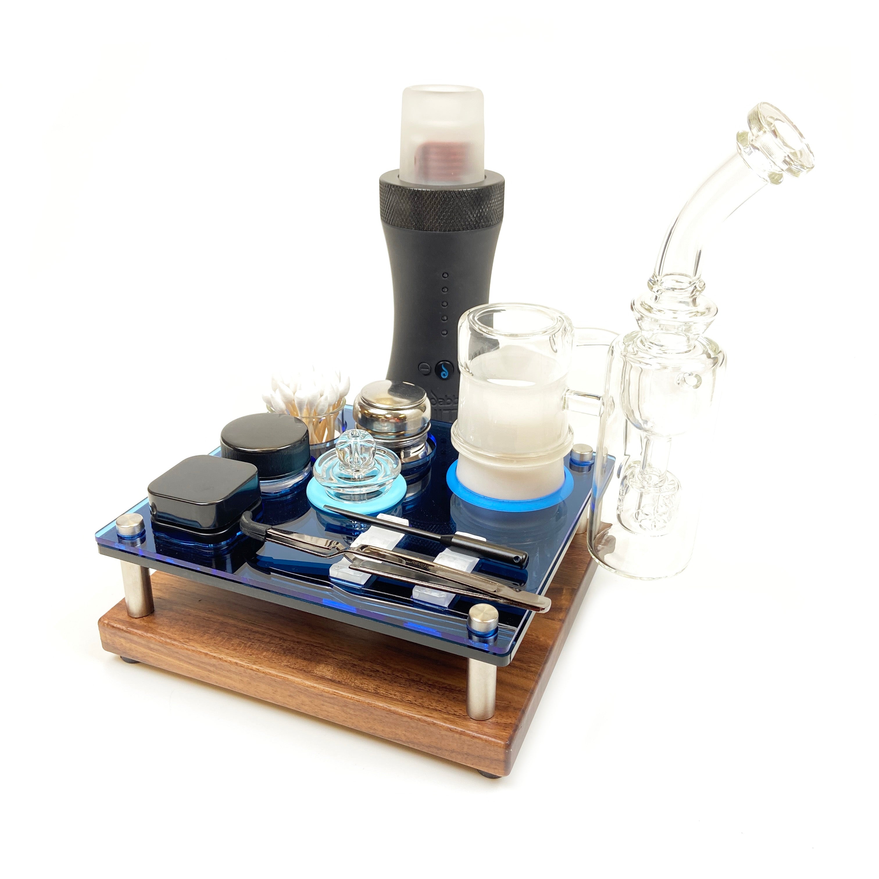 Dr. Dabber Snowflake Mini Dab Session Organizer Cleaning Station and G