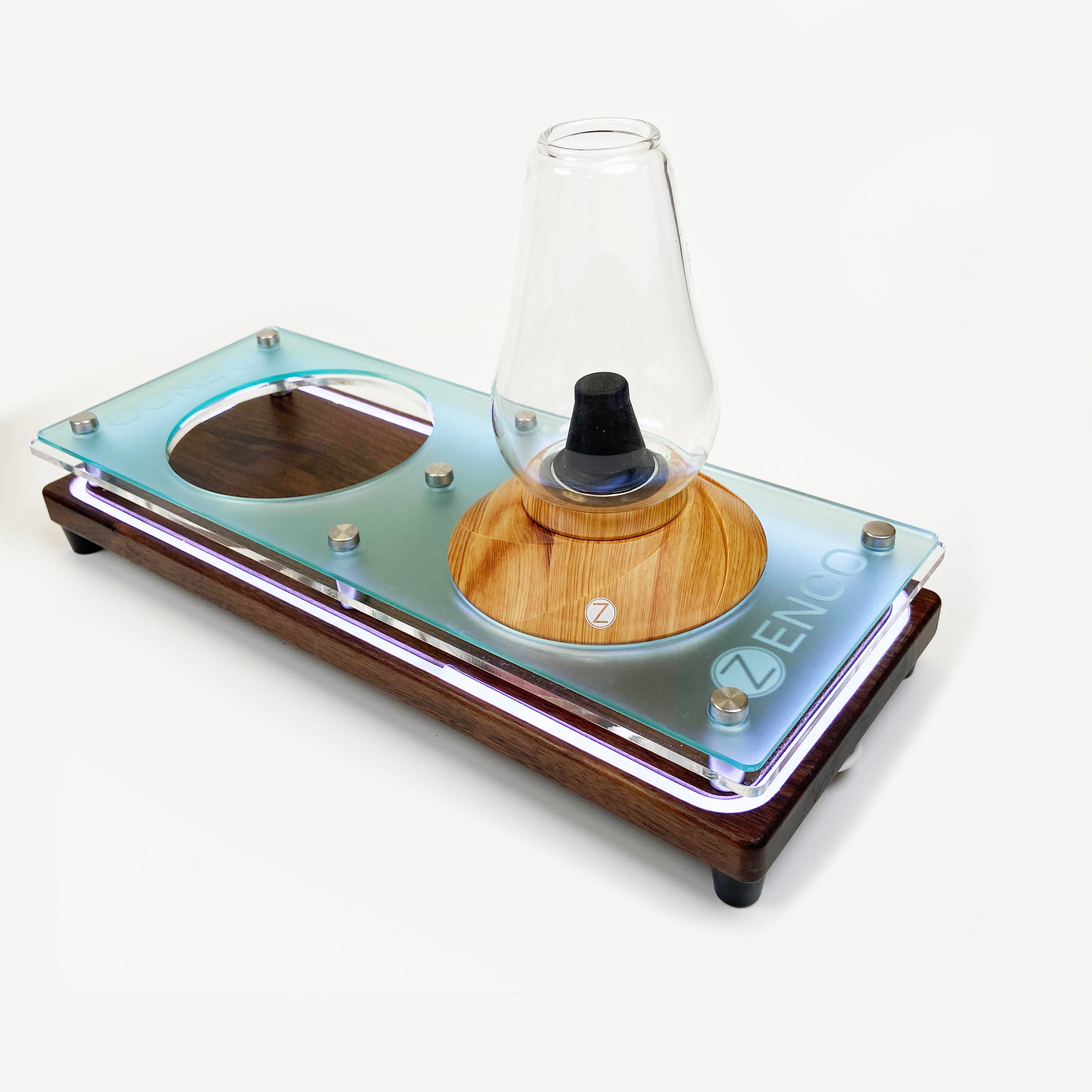 Zenco Sipping Glass Vaporizer Double Unit Tray